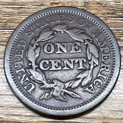 1851 Braided Hair Large Cent - Washington Bullion